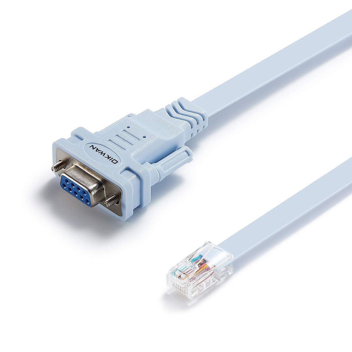 OIKWAN DB9 to RJ45 Console Cable,Compatible with Cisco Routers Switches Firewalls CAB-CONSOLE-RJ45