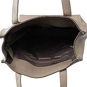 Marc Jacobs H051L01FA21-053 Greige Gray/Beige Signature Logo Womens Tote Bag