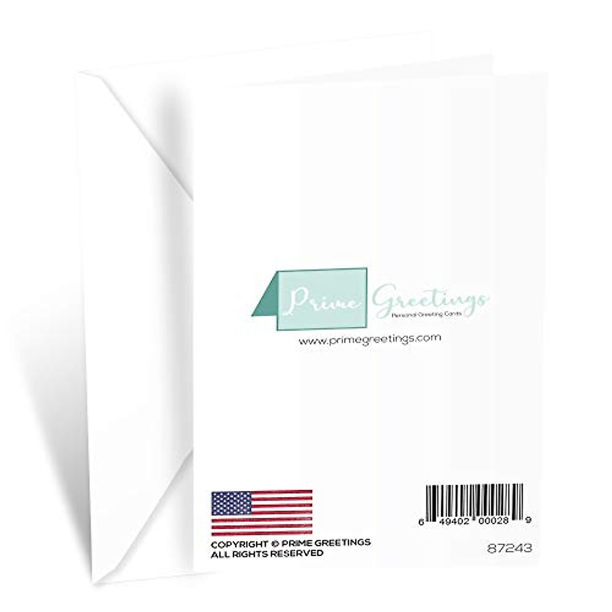 Happy 75th Birthday Greeting Card | Made in America | Eco-Friendly | Thick Card Stock with Premium Envelope 5in x 7.75in | Packaged in Protective Mailer | Prime Greetings