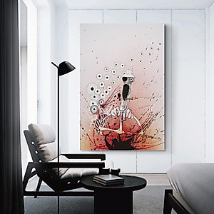 Ralph Artist Steadman - Hunter Driving Pen Line Modern Abstract Minimalist Art Posters Wall Art Paintings Canvas Wall Decor Home Decor Living Room Decor Aesthetic Prints 08x12inch(20x30cm) Unframe-st