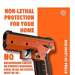 Byrna SD [Self Defense] Kinetic Projectile Launcher Ultimate Bundle - Non Lethal , Home /Personal Defense (Black) | Proudly Assembled in The USA