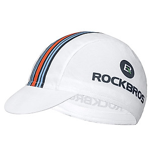 ROCKBROS Men's Cycling Cap Breathable Sun Proof Helmet Liner Hat White