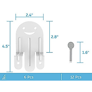 DiaOutro Bed Frame Non Slip Mattress Gaskets, 6 PCS Keep Mattress in Place, Wide Applicability Mattress Holder Easy to Assemble, Adjustable Anti-Slip Baffle Fit for Most Bed Frames, White