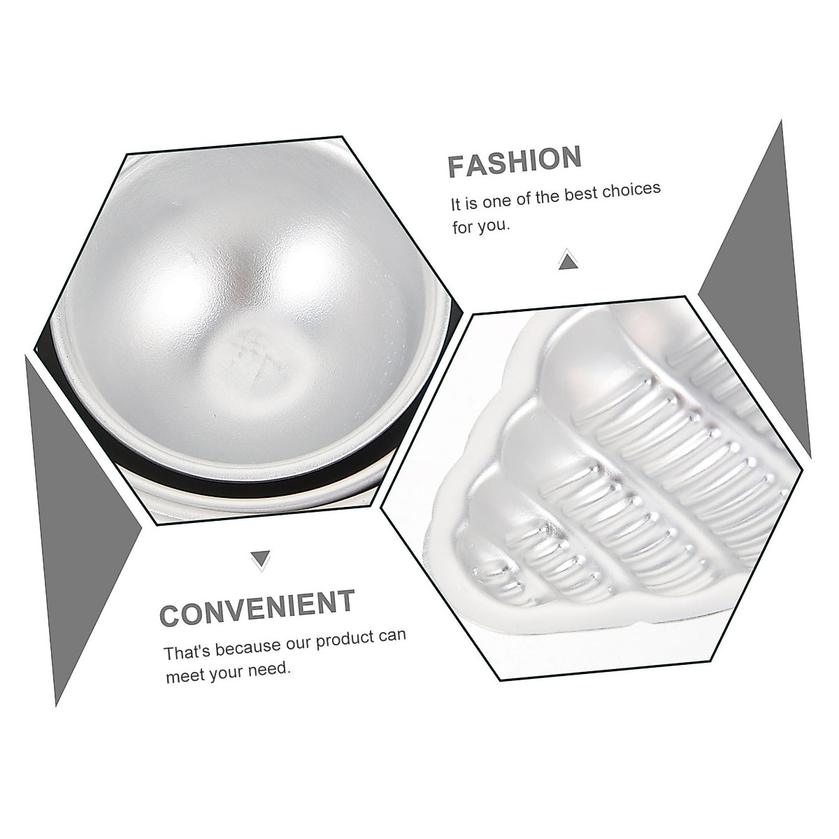 COHEALI 12pcs Bath Salt Ball Mold Mini soap molds Round soap molds Salt Ball Tool Salt Ball Mould soap Mold kit DIY Mold Aluminium Alloy molds Pudding Mold Aluminum Alloy Semicircle