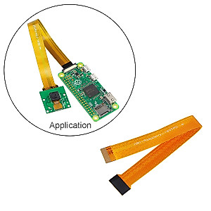 MakerFocus 2pcs Raspberry Pi Zero Camera Cable, Pi Zero Ribbon Cable Adapter 15CM 15 Pin to 22 Pin for Raspberry Pi 5/Zero/Zero W