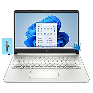 Newest HP 14.0" 60Hz Touchscreen HD IPS Laptop (Intel i3-1115G4 2-Core, 16GB RAM, 512GB PCIe SSD, Intel UHD, AC WiFi, Bluetooth 5.0, HD Webcam, HDMI, Win 11 Home S-Mode) with Hub