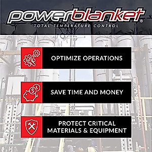 Powerblanket BB05GV Bee Blanket Honey Heater, 5 gal Pail Heater with Cutout for Gate Valve, Charcoal Gray