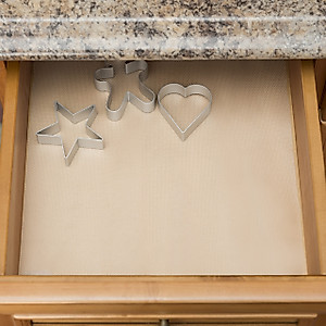 Home Basics, Clear Diamond 12" x 60" Shelf Liner Slip Non-Adhesive No Oder Multifunction Drawer Refrigerator Pantry Cupboard Shelving for Kitchen Home Closet Office