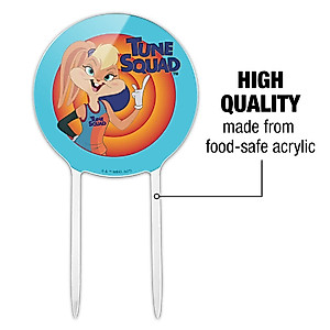 Acrylic Space Jam: A New Legacy Lola Bunny Cake Topper Party Decoration for Wedding Anniversary Birthday Graduation