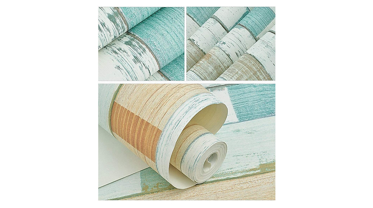 HOYOYO Colorful Wood Grain Self-Adhesive Liner Paper | Easy Home Decor