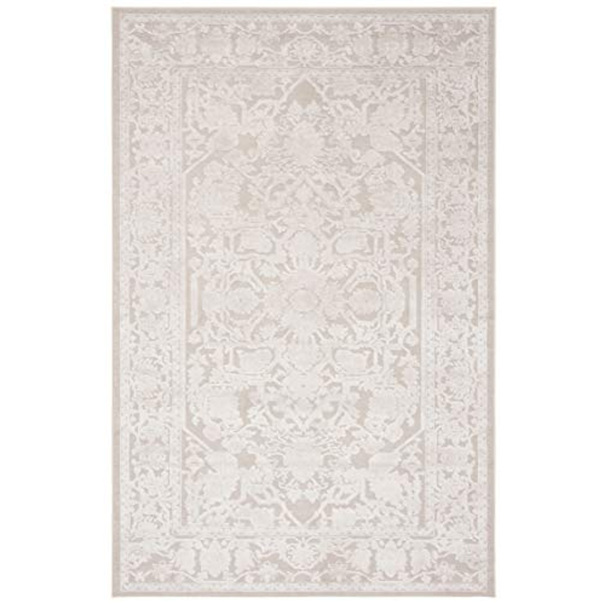 SAFAVIEH Reflection Collection 6' x 9' Cream / Ivory RFT665D Vintage Distressed Area Rug