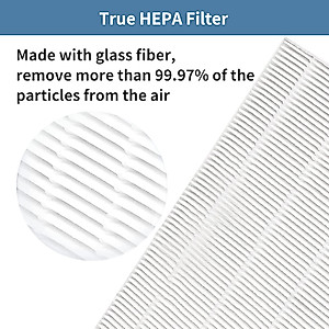 SUNRRA C545 Replacement S Filter Compatible with Winix C545, Part# 1712-0096-00, 2 HEPA + 8 Activated Carbon Filters