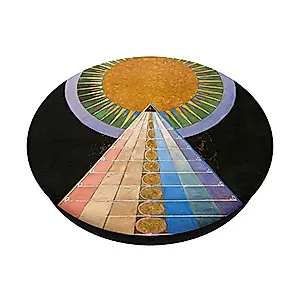 Hilma af Klint, Altarpiece, No. 1, Group X fine art gift PopSockets PopGrip: Swappable Grip for Phones & Tablets