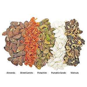 Squirrel Treat Bundle - Natural Healthy Assortment - Fruits, Veggies, Nuts, & Chews - Flying Squirrels, Ground Squirrels, Tree Squirrels, Chipmunks, Groundhogs, Prairie Dogs & Other Rodents