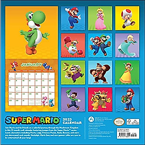 Super Mario 2023 Wall Calendar