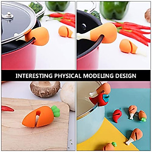 8pcs Lifters and Spill Steam Spill- Heat Spill- proof Clips Let Proof Keep The Rack Household Tool Helper Release Drumstick Releasers Holder Over for