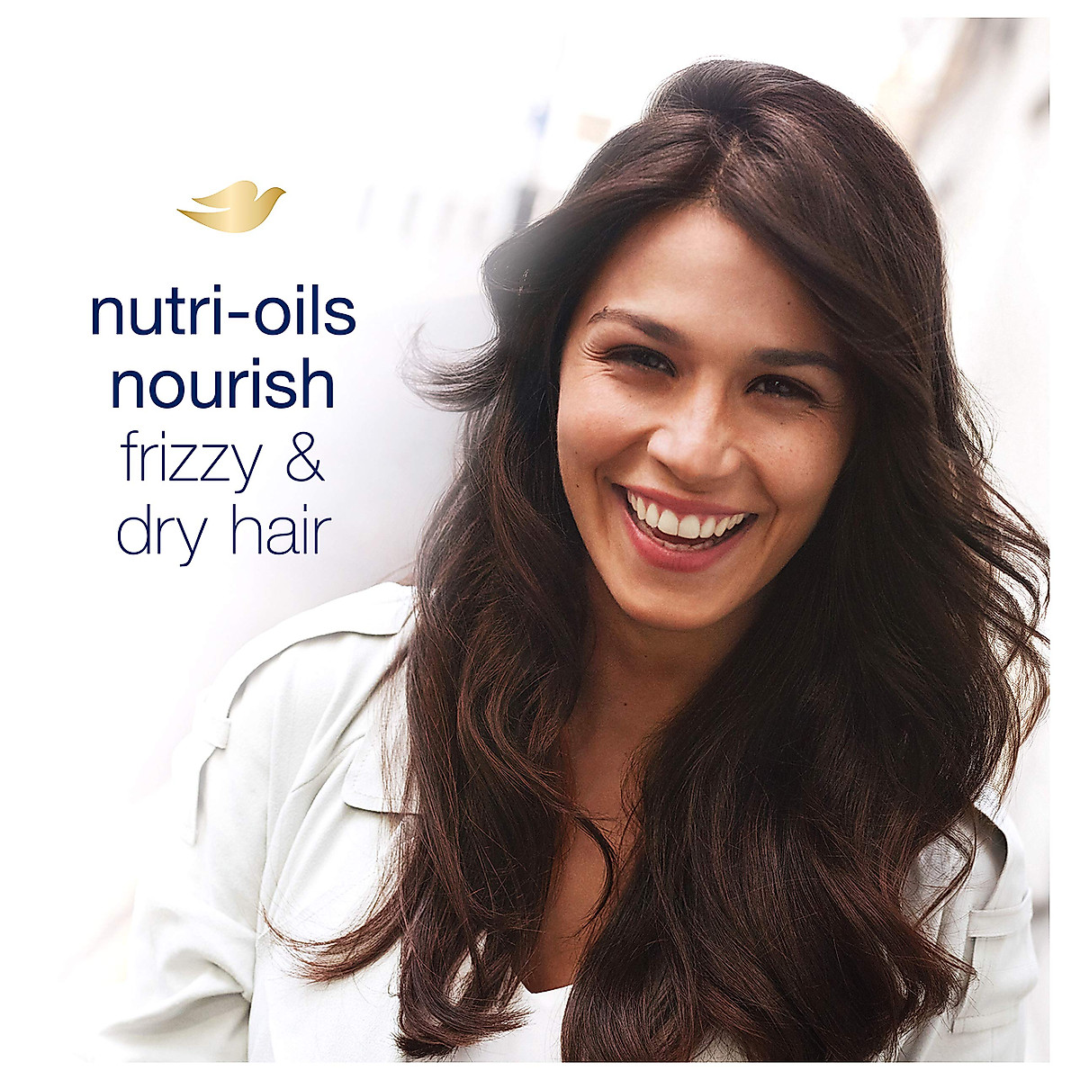 Dove Nutritive Solutions Dry Hair Conditioner for Frizzy Control Oil Therapy with Nutri-Oils Moisturizing Conditioner Formula Smooths Hair 12 oz, 4 Count