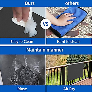 Coffe Mat/Dish Drying Mat/Espresso Machine Mat, Super Absorbent,Quick Dry,Hide Stain,Non Slip,for Coffee Maker,Coffee Machine,Kitchen Counter,Coffee Counter,Coffee Bar,Coffee Pot (Dark Gray, 12"x19")