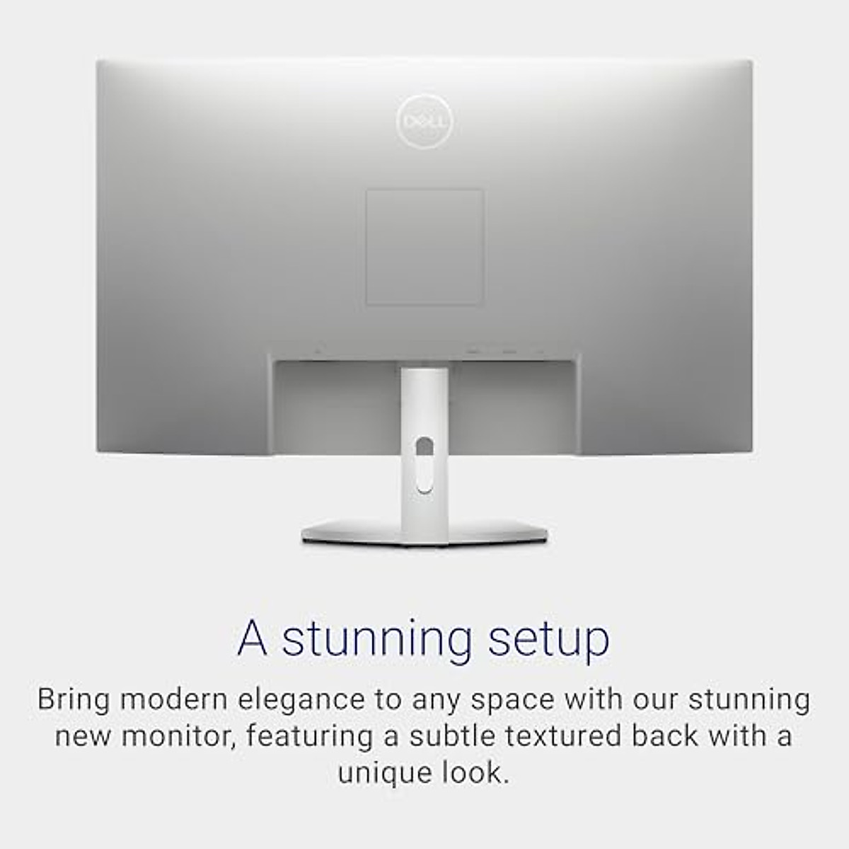 Dell S3222HN Curved Monitor - 31.5-inch FHD (1920x1080) 75Hz 4Ms 1800R Curved Display, HDMI Connectivity, AMD FreeSync Technology, Tilt Adjustability - Silver