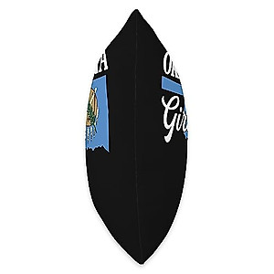 Oklahoma Girl | American USA State | Oklahoma Map Throw Pillow