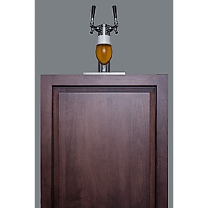 Summit 24 in Wide Built-In Kegerator, ADA Compliant Commercial - Built-in kegerator for use under ADA compliant counters with dual tap kit for two 1/6 kegs