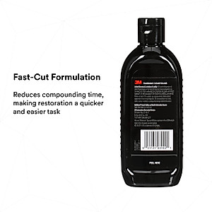 3M Auto Care Rubbing Compound, 03900, 8 oz