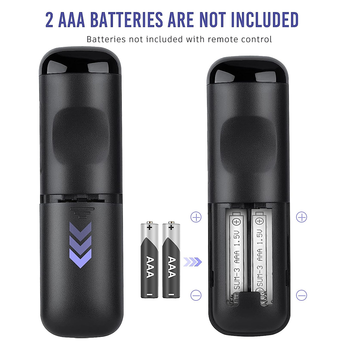 JNGKE Roku Replacement Remote Control Only for Roku TV, for TCL Roku/Hisense Roku/Onn Roku/RCA Roku/Sharp Roku ect, with Netx/Disn+/YouTub/Hu Buttons【Not for Roku Stick & Box & Player】