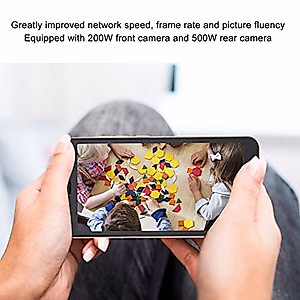 GOWENIC Mate48 Pro Smartphone, Factory Unlocked Smartphone, 5.45 Inch HD Screen Smartphone, Dual Sim Cell Phone Face Recognition Mobile Phone for Android, Fast Processor(Gold)