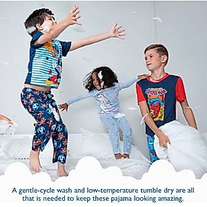 Disney Boys' Lightyear 2-Piece Loose-Fit Pajamas Set, BUZZ SPACE, 6