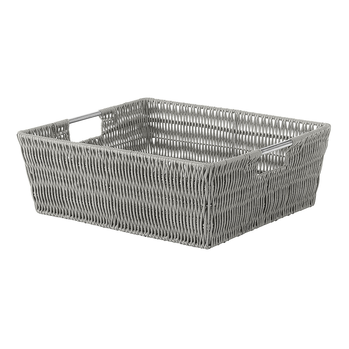 Whitmor RATTIQUE Shelf Tote, Taupe