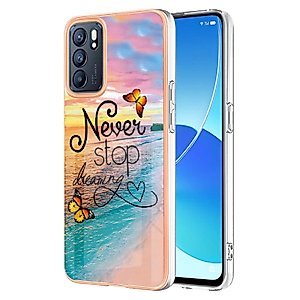 Compatible with Oppo Reno6 Pro 5G Case Cover,Compatible with Oppo Reno 6 Pro 5G for Mobile Phone TPU Case Cover ZMD