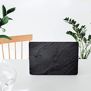 Funut Compatible with MacBook Air 13 inch Case 2021 2020 2019 2018 Release M1 A2337/A2179/A1932, MacBook Air 2020 Case, Plastic Hard Shell Case & Keyboard Cover for Mac Air 13.3 inch, Black Marble