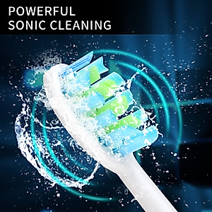 HONGGOLD Sonic Toothbrush for Adults and Kids， Electric Toothbrushes 5 Modes Smart Timer Tooth Brush Electric Set 6 Brush Heads, Waterproof IPX7, Sonic Electric Toothbrush, Pink