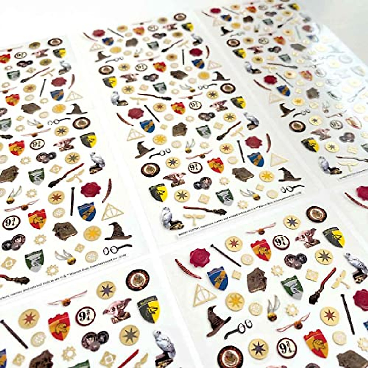 Paper House Productions STM-0021 Harry Potter Micro Stickers, 3 Pack, 3-pack, Colors May Vary