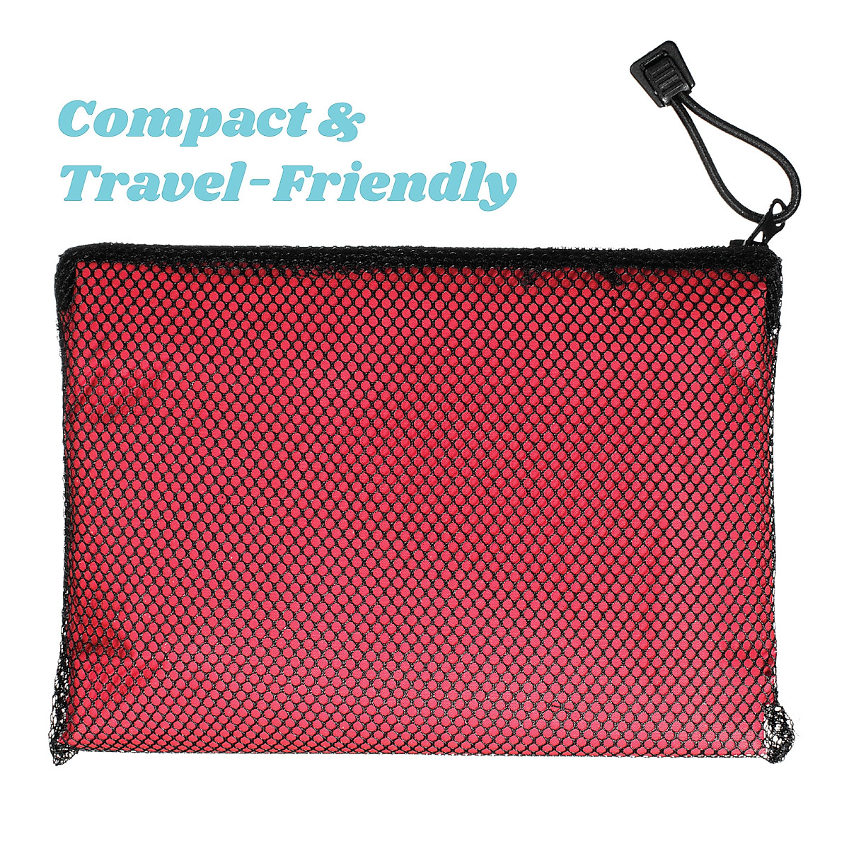 Totes One Size Reusable, Compact & Travel-Friendly, Pullover Hood, Easy Snap, Lightweight, Red