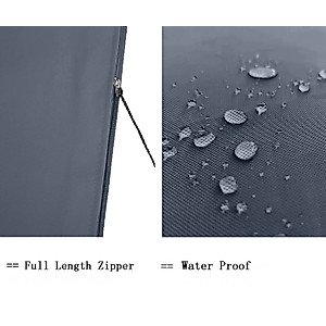 Garden Balsam Patio Umbrella Cover for 6ft to 9ft Patio Umbrellas, Waterproof and Durable Market Umbrella Cover with Zipper and Rod