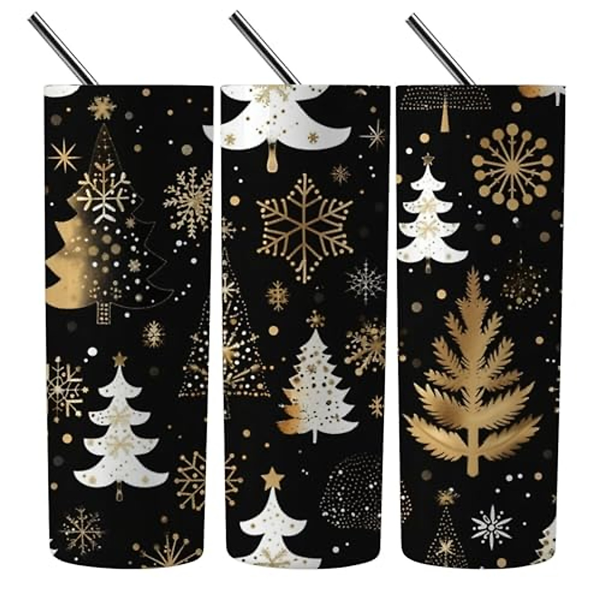 Medpol Christmas Tree insulated tumblers，Christmas Tree coffee cup Gift，Christmas Tree Drinking Glasses-Tea Cup-Coffee Mug tumbler with lid and straw 20 oz insulated tumbler cups