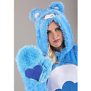 Adult Care Bears Classic Grumpy Bear Costume Grumpy Bear Onesie Suit for Men and Women Medium