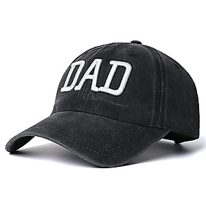 Mom and Dad Hats Set of 2 Pcs Embroidered Adjustable Baseball Caps Gift for Parents Couples Classic Mom Dad Gifts Hat