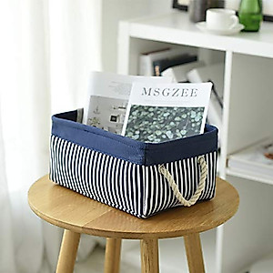 TcaFmac Cube Storage Bins, Containers for Organizing Basket for Gifts Empty,Shelves, Closet,Nursery Baby room 14(L) x 10(W) x 7(H) inches