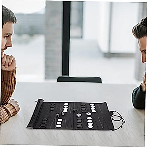 3 Pcs Backgammon Board Travel Backgammon Portable Chess Travel Chess Board Folding Chess Board Set Chess Game Board Set Beginner Chess Board Portable Backgammon Board Chess Supply