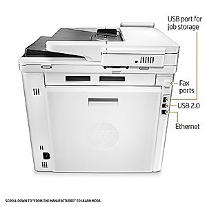 HP LaserJet Pro M477fnw Multifunction Wireless Color Laser Printer with Built-in Ethernet (CF377A)