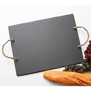 Personalized Slate Serving Tray, Custom Engraved Slate Cheese Board Monogram Design 24-Personalized Wedding Gift, Bridal Shower Gifts, Housewarming, Anniversary