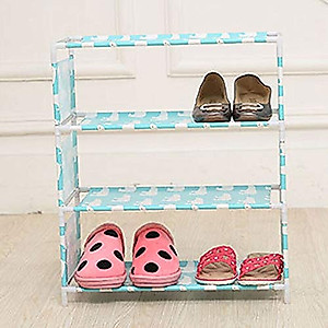 N/A Simple Shoe Rack Non-Woven Shoe Shelf Multi-Purpose Shoe Cabinet Shelves Storage Stand