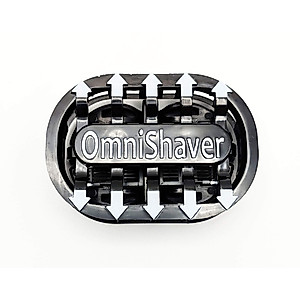2X Classic Omnishaver - Black - The Fastest Way to Shave Head, Legs, Arms, Body | an Alternative to Disposable Shaving Razors Self Cleans & Strops During Use with Durable Blade | Bald Shaver for Men