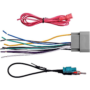 BASIKER Car Radio Aftermarket Wiring Harness Fit for Some Dodge Jeep Chrysler Vehicles Replacement Stereo Antenna Adapter…