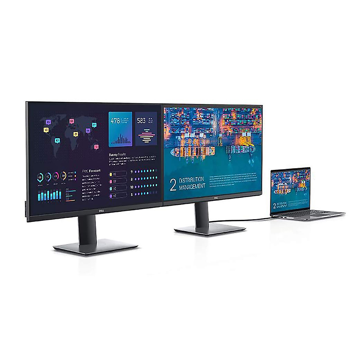 Dell P2720DC 27-Inch QHD 2560 x 1440 DisplayPort, USB-C, HDMI IPS Wide Angle Monitor (Renewed)