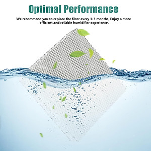 HC22P Whole House Humidifier Filter Pad Replacement Filter Wicks Compatible with Honeywell HE100, HE150, HE220, HE225 HE240, also for AprilAire Water Panel 110 220 550 550B Super Wick Filter -(2 PACK)