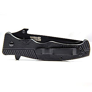 Striker Quick-Draw Tactical Folding Pocket Knife - 3.5 in. Tanto Tip Blade