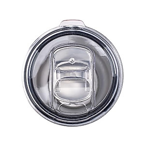 Elanze Designs 20 oz Glitter Stainless Steel Insulated Travel Tumbler With Sliding Lid For Iced or Hot Beverage, Silvertone Sparkle